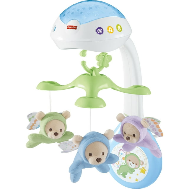 Fisher-Price 3-in-1 Projection Mobile, Butterfly Dreams, Baby Crib Toy ...