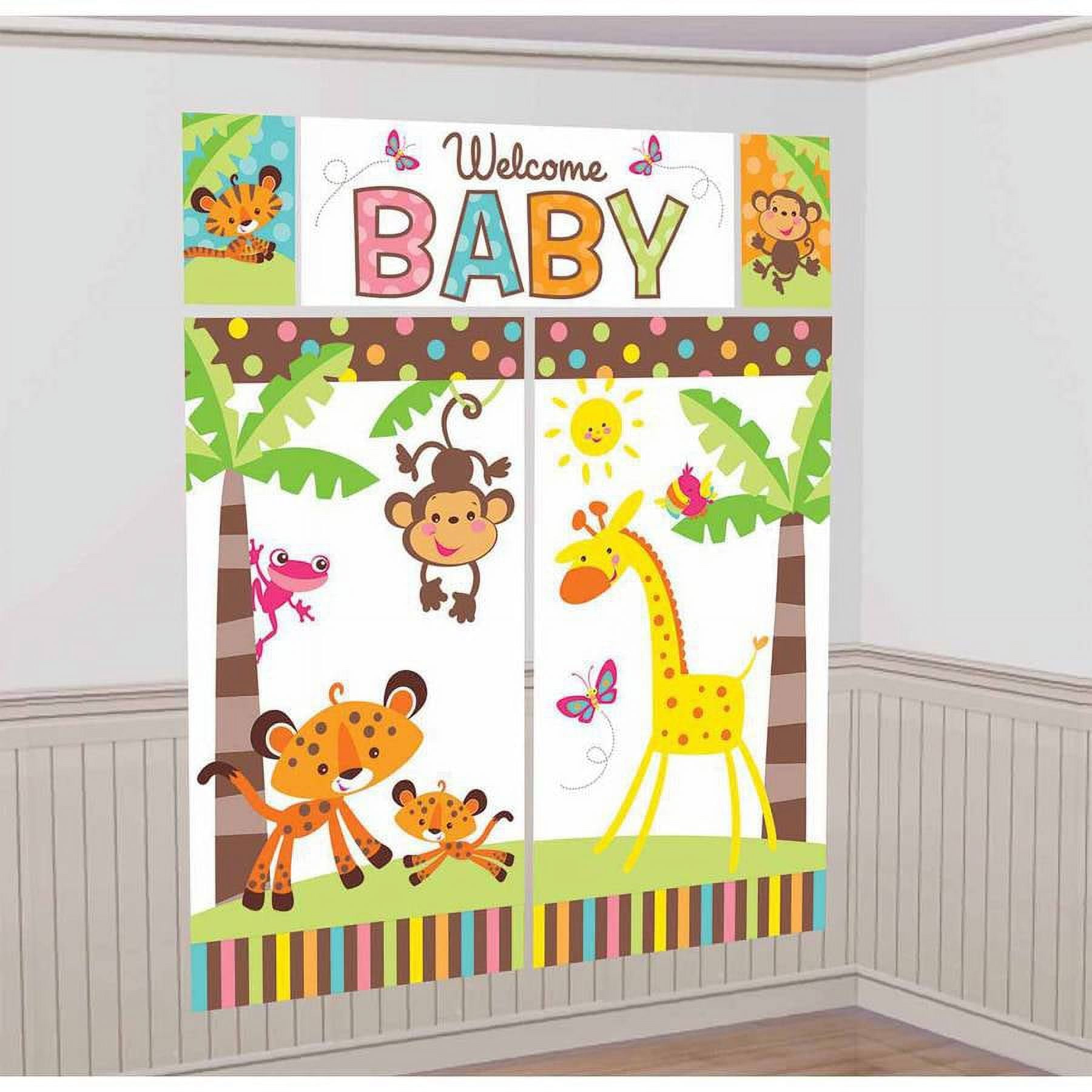 Fisher-Price Baby Scene Setters, Brown, 5 Piece, Party - Walmart.com