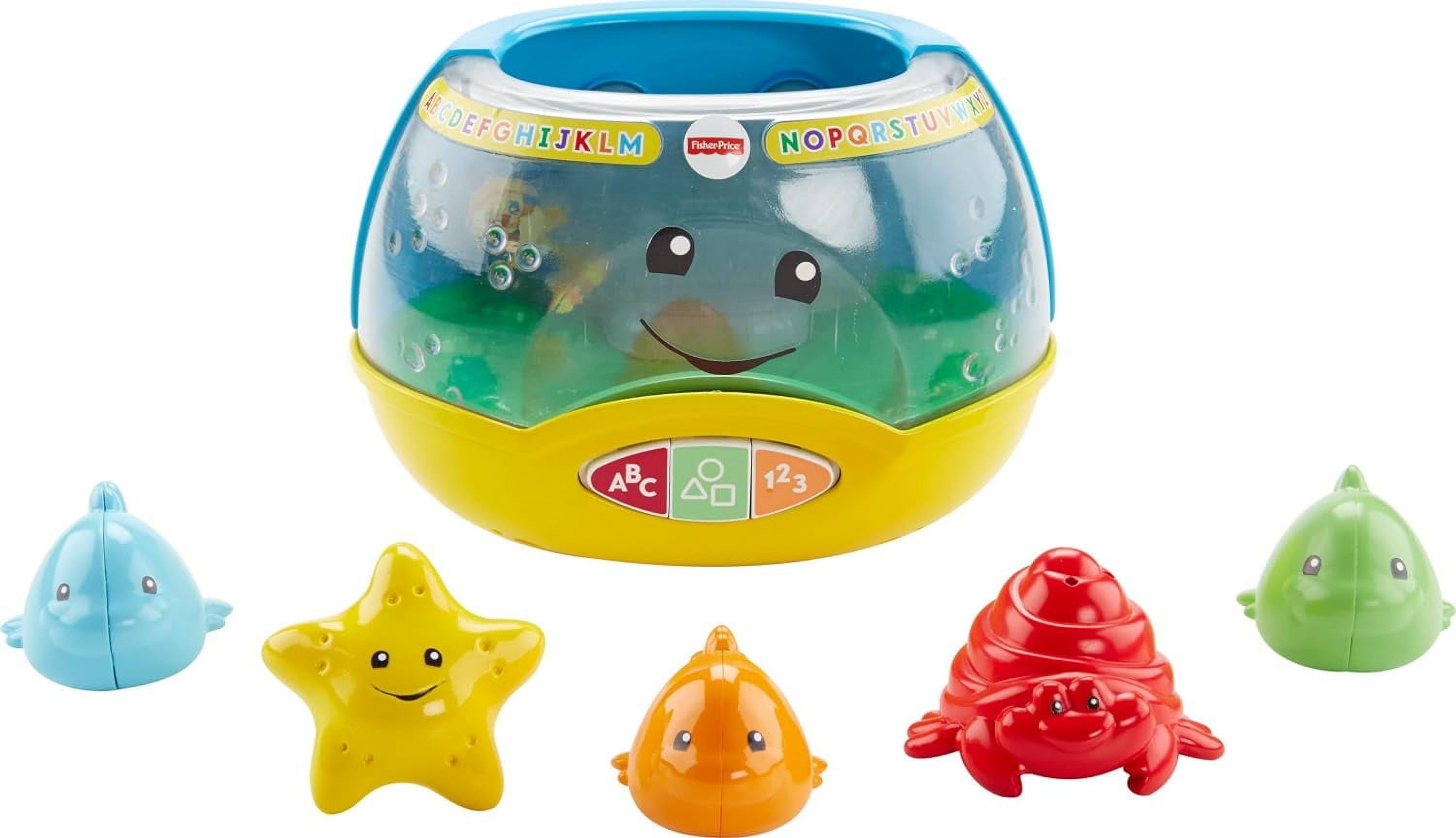 Fisher-Price Baby & Toddler Toy Laugh & Learn Magical Lights Fishbowl ...