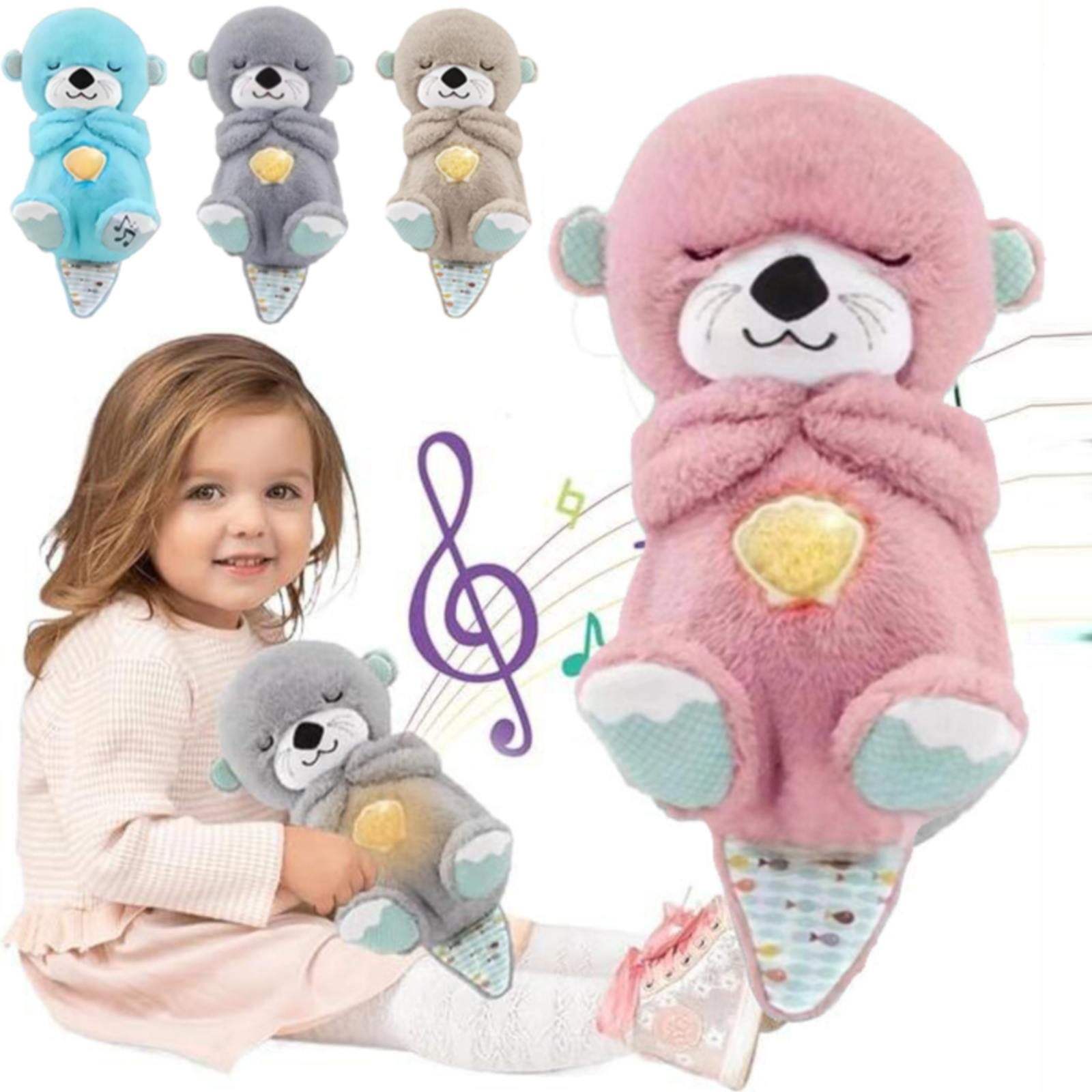 Fisher-Price Baby Toy Snuggle Otter Portable Plush Sound Machine Fisher ...