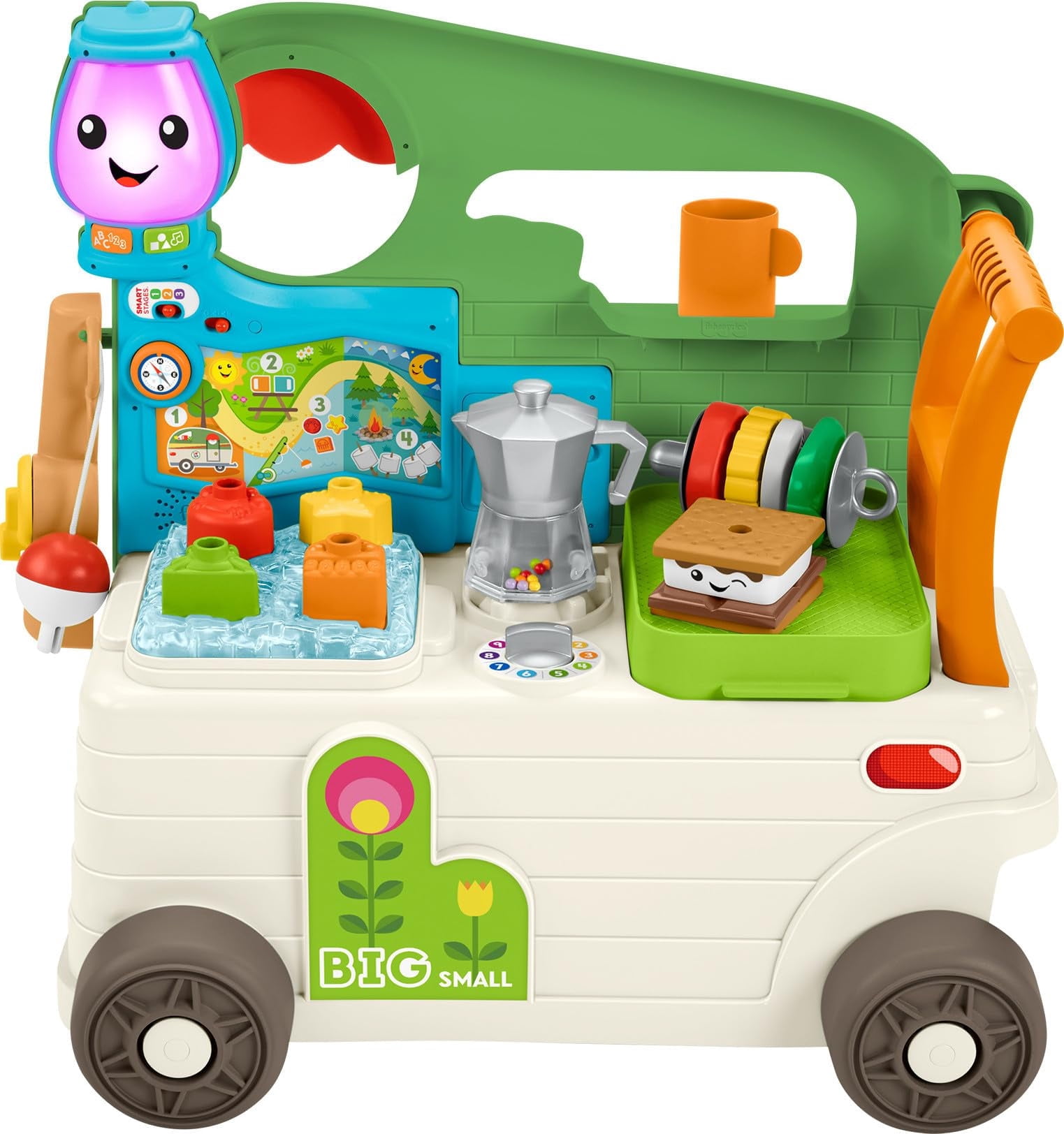 Fisher-Price Baby to Toddler Toy Laugh & Learn 3-in-1 On-the-Go Camper ...
