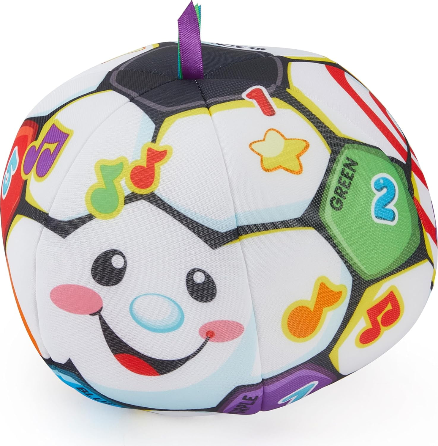 Fisher-Price Baby to Toddler Toy Laugh & Learn Singin’ Soccer Ball ...