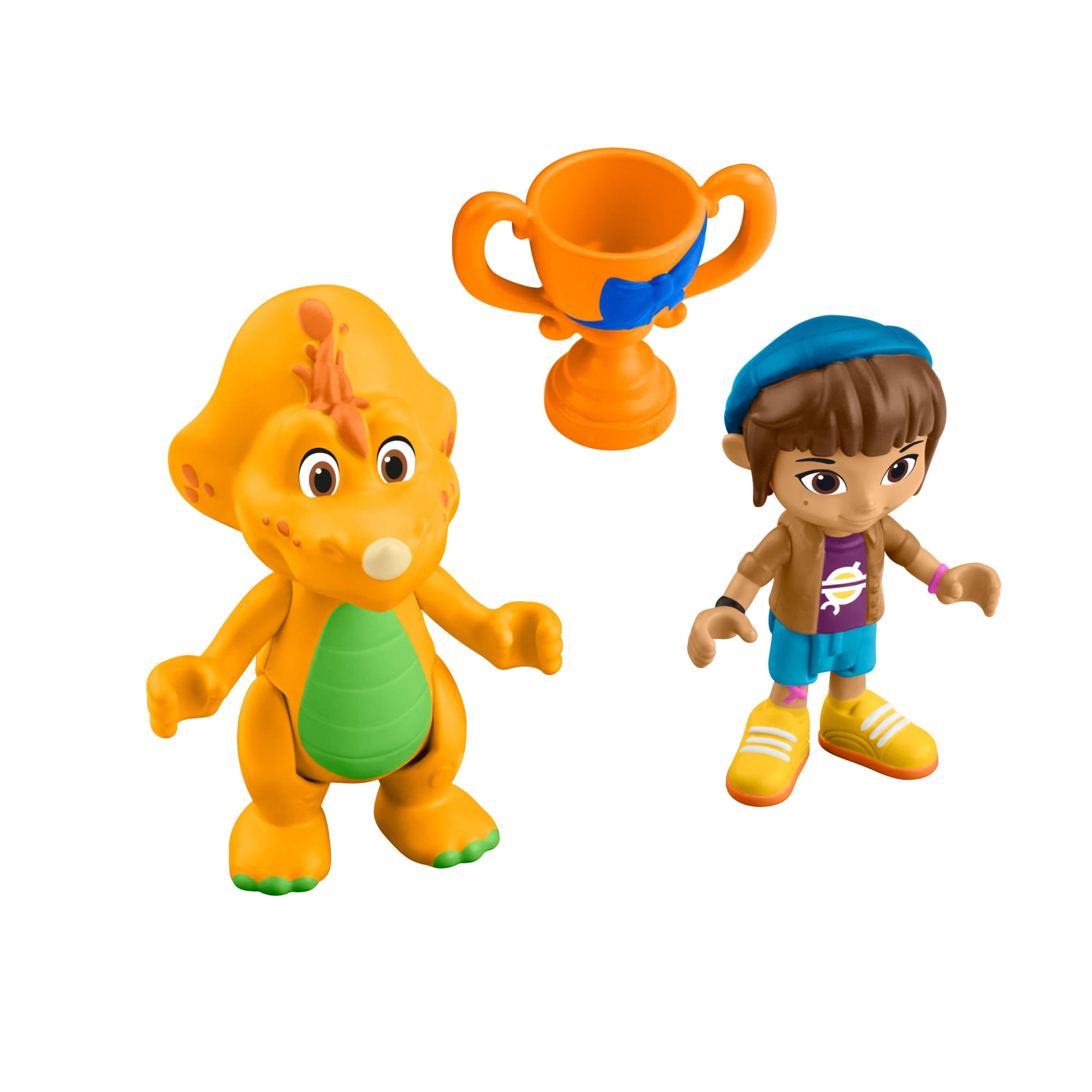 Fisher-Price Barney's World Barney's Friend Mel & Billy Dino Figure Set ...