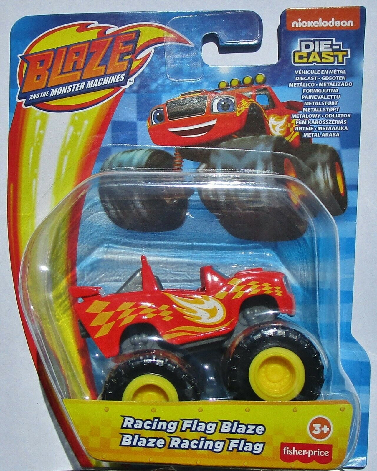 Fisher-Price Blaze and the Monster Machines Racing Flag Blaze - Walmart.com