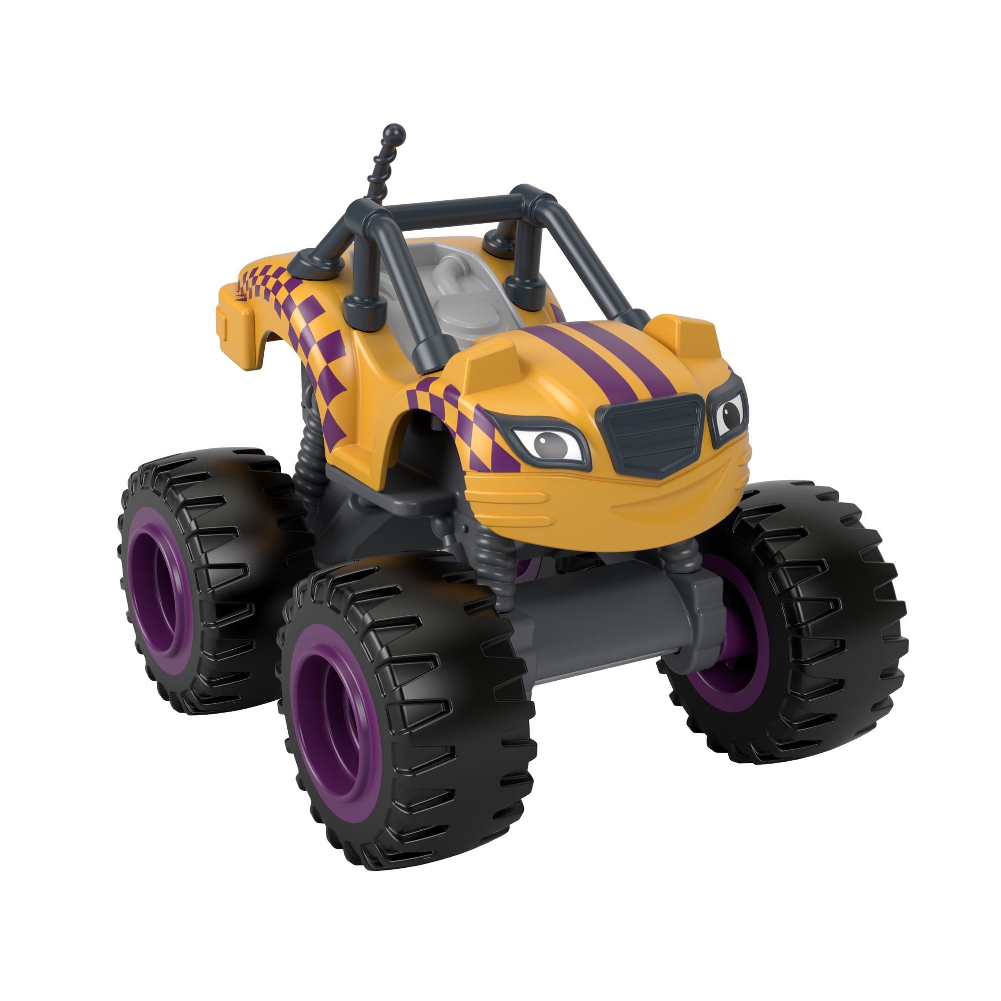 Blaze and the Monster Machines Racing Flag Stripes Truck, Push-Along ...