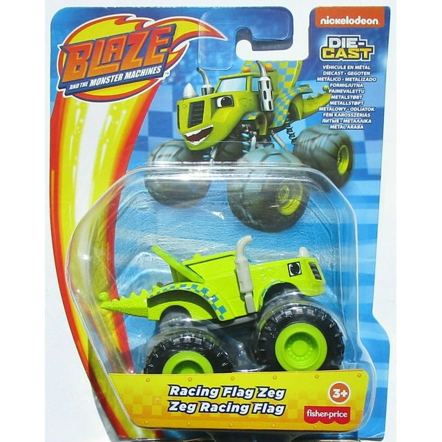 Fisher-Price Blaze & the Monster Machines Racing Flag Zeg Truck ...