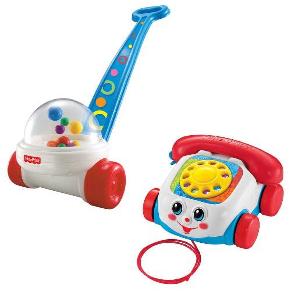 Fisher Price Brilliant Basics Corn Popper with Chatter Telephone ...