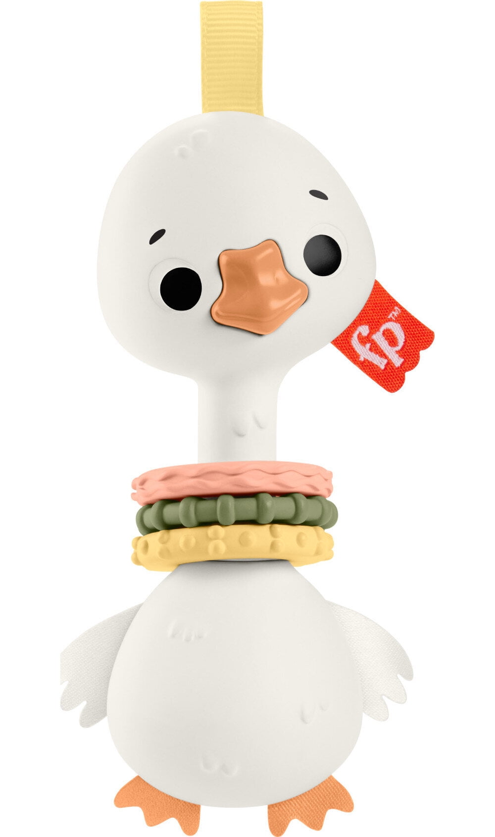 Fisher-Price Clack & Quack Goose Baby Toy with Fine Motor Activity for ...
