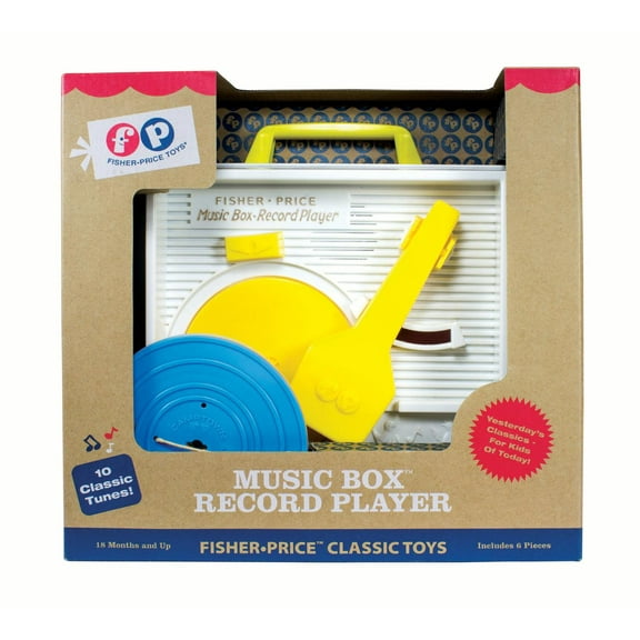 Fisher Price Rockin' Record Player Deluxe Playset - Walmart.com