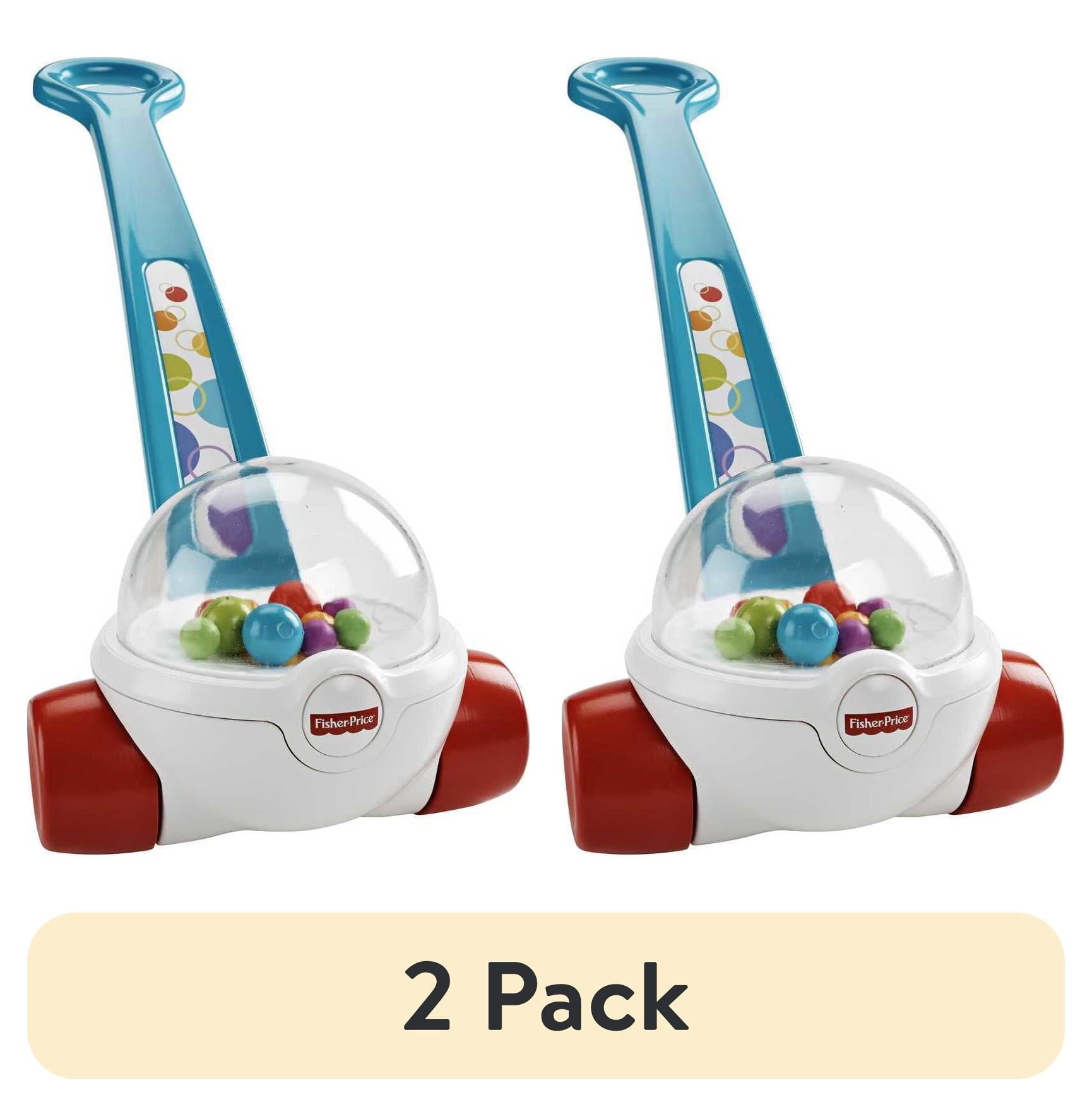 (2 pack) Fisher-Price Classic Corn Popper Walk & Push Toy, Blue ...