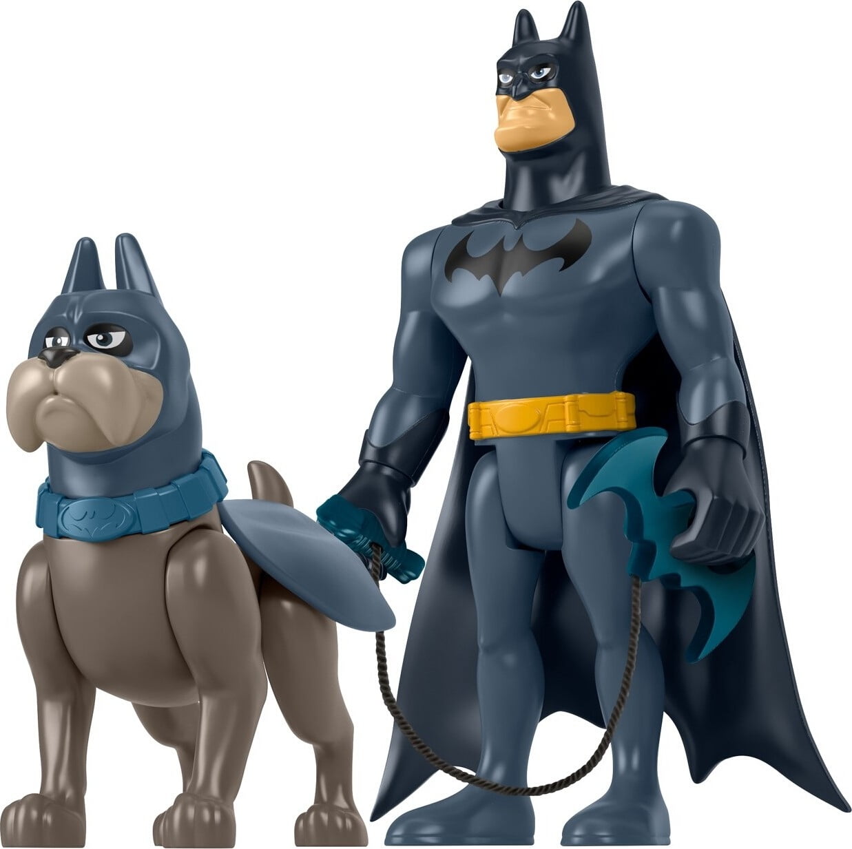 Fisher-Price DC League of Super-Pets Batman & Ace the Hound Poseable ...
