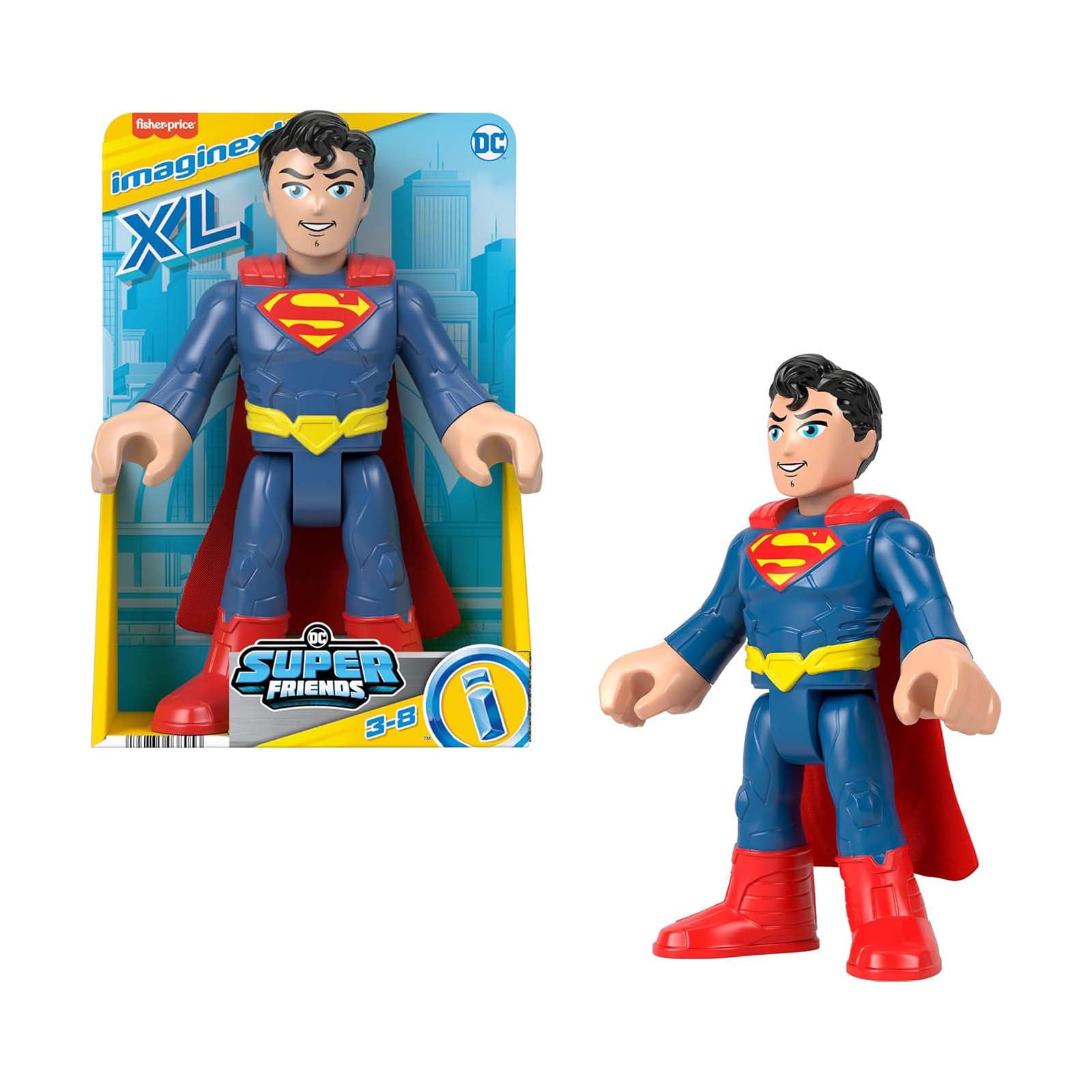 Fisher Price DC Super Friends Imaginext XL Superman Figure - Walmart.com