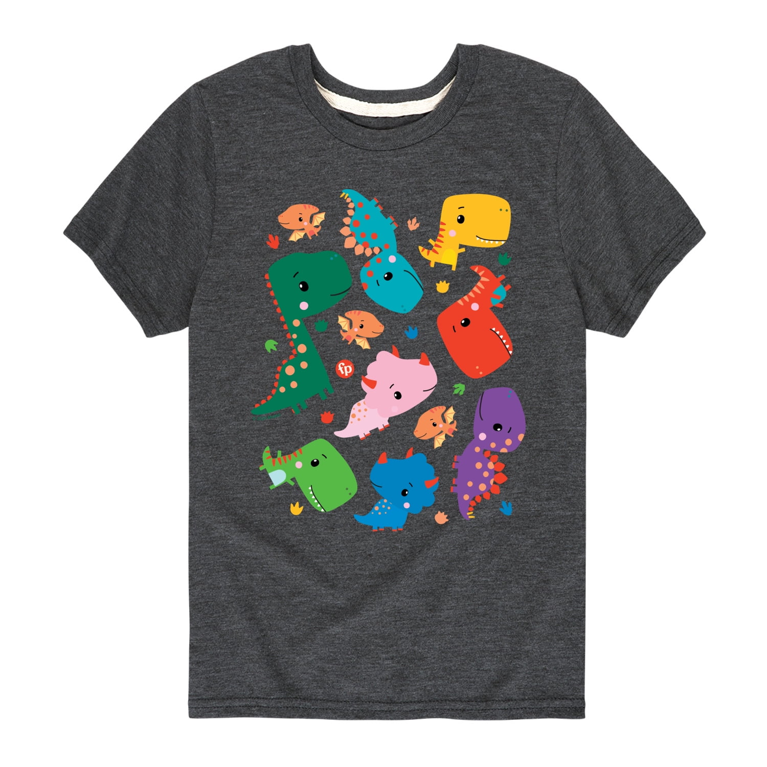Fisher Price - Dinosaur Pattern - Youth Short Sleeve T-shirt - Walmart.com