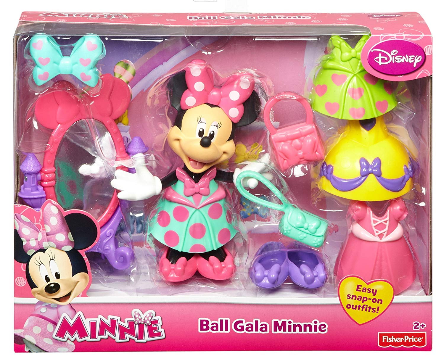 Fisher-Price Disney Minnie, Mouse Ball Gala Playset - Walmart.com