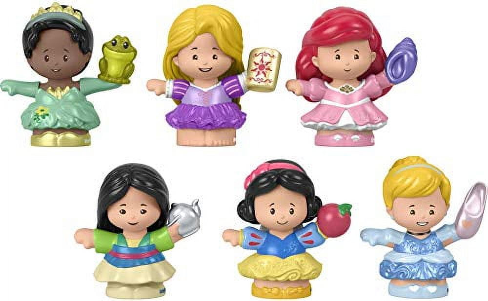 Fisher-Price Disney Princess Gift Set by Little People, 6 Character ...