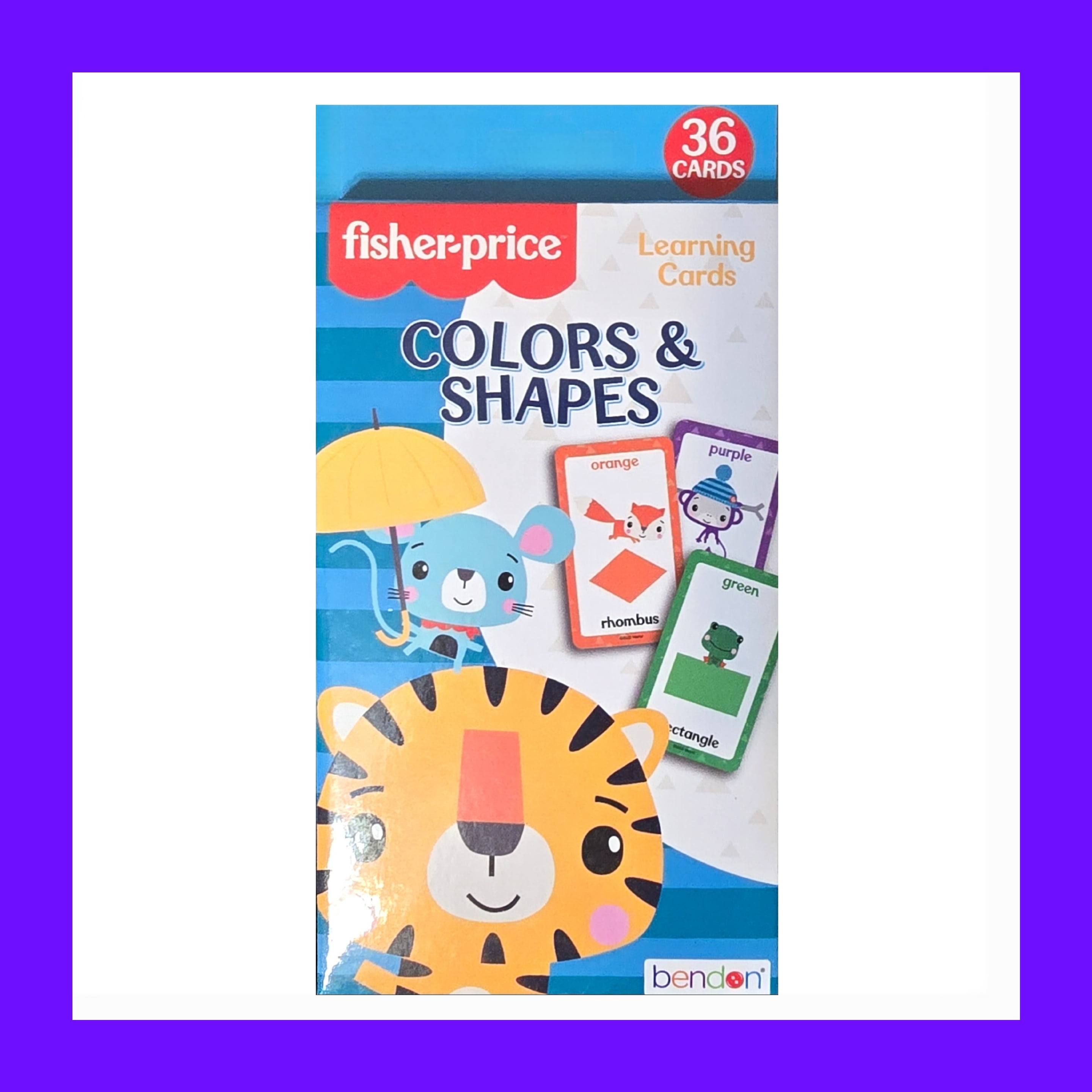 Fisher-Price Flash Cards - Focused on Learning Colors & Shapes - Bright ...