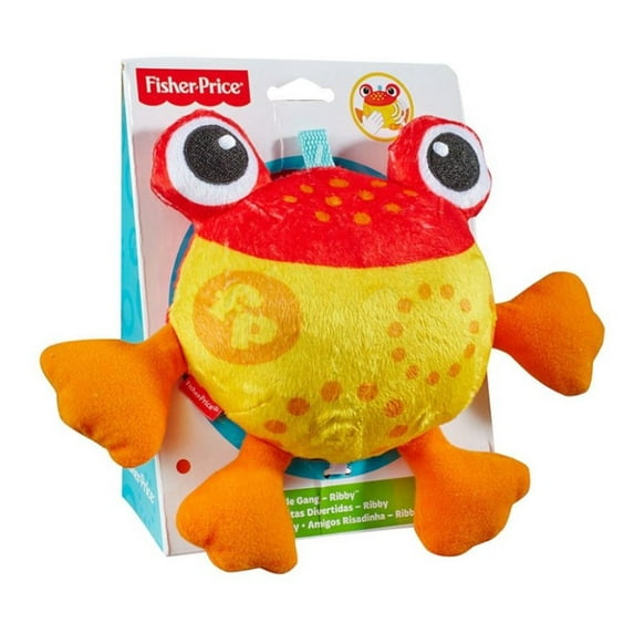Fisher Price Giggle Gang Ribby The Frog Plush With Giggle Sounds ...