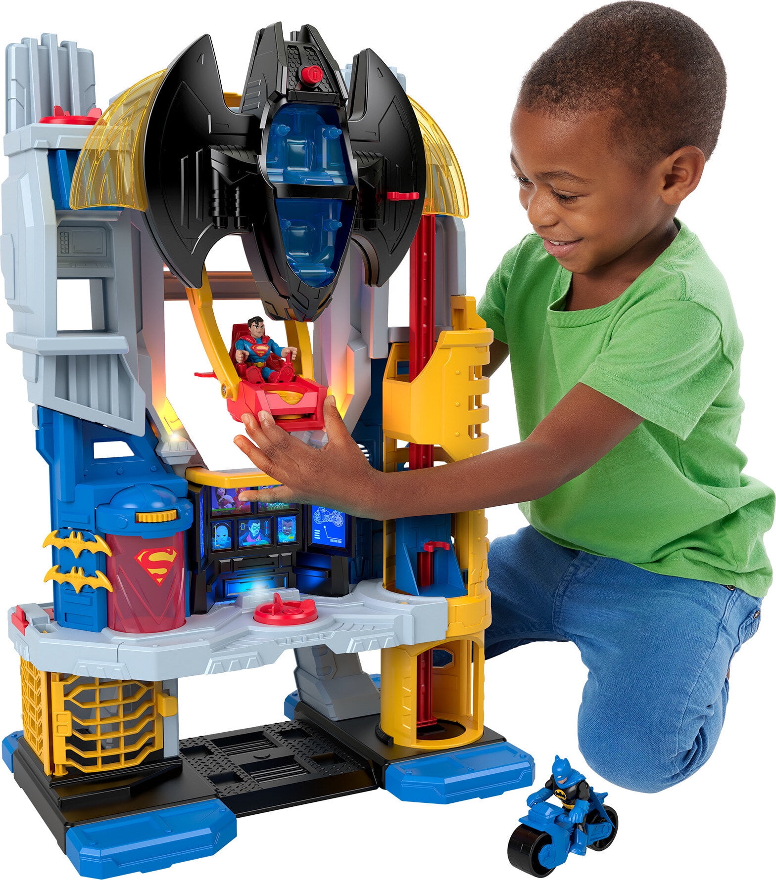 Fisher-Price HNW08 Imaginext DC Super Friends Ultimate Headquarters ...