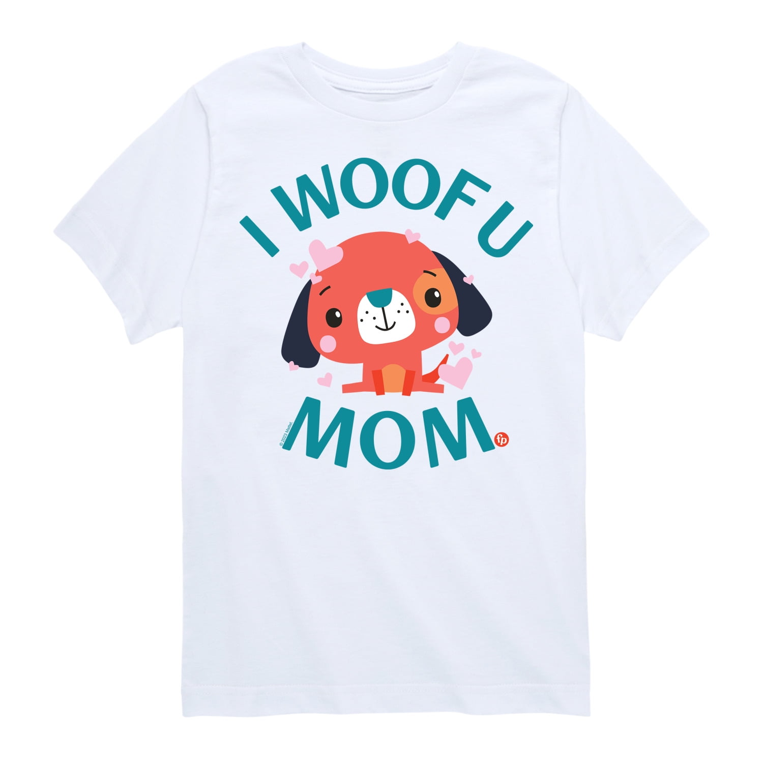 Fisher Price - I Woof U Mom - Youth Short Sleeve T-shirt - Walmart.com