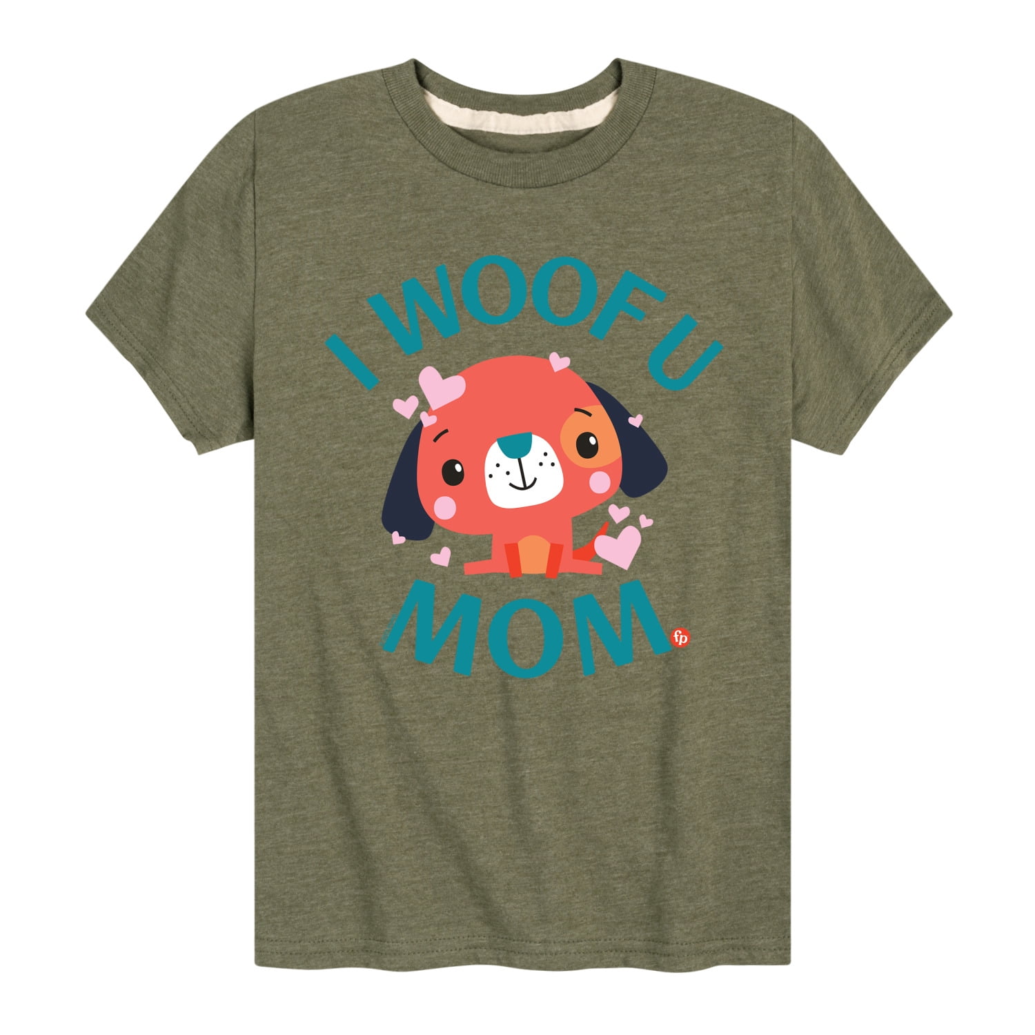 Fisher Price - I Woof U Mom - Youth Short Sleeve T-shirt - Walmart.com