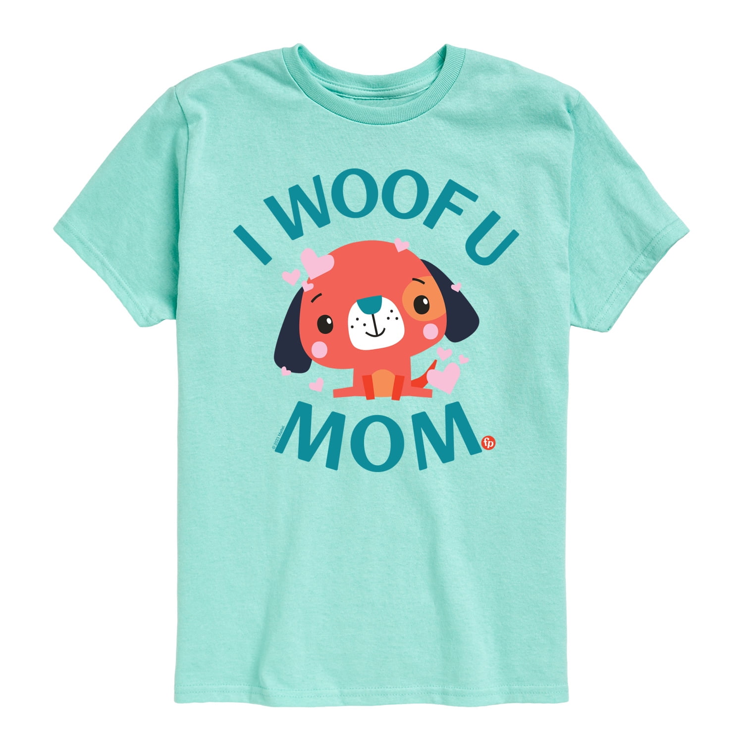 Fisher Price - I Woof U Mom - Youth Short Sleeve T-shirt - Walmart.com