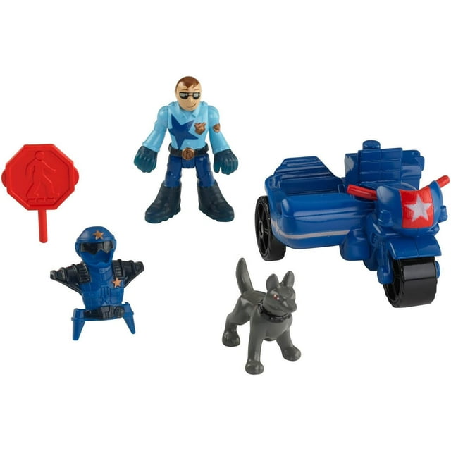 Fisher-Price Imaginext City Police Figure with Cycle and Dog - Walmart.com