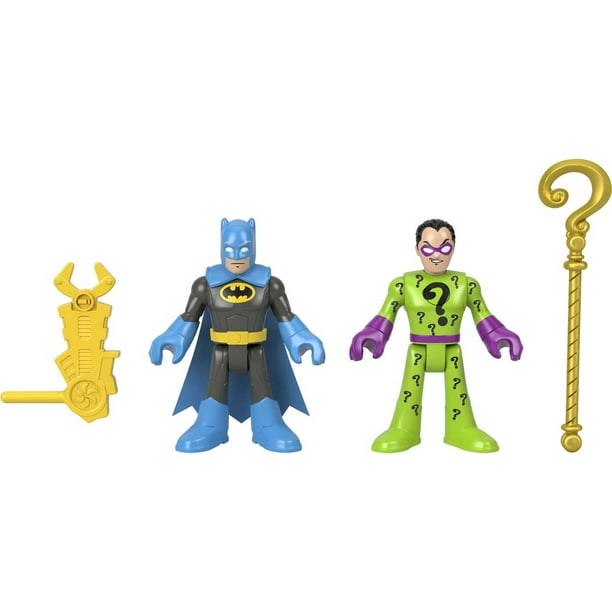 Fisher-Price Imaginext DC Super Friends Batman & The Riddler Figure Set ...