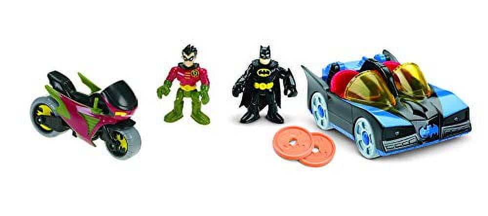 Fisher-Price Imaginext DC Super Friends Batmobile, Cycle, Batman and ...