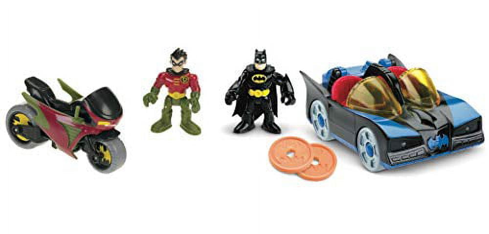 Fisher-Price Imaginext DC Super Friends, Batmobile & Cycle, What's the ...