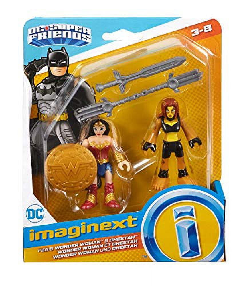 Fisher-Price Imaginext DC Super Friends, Wonder Woman & Cheetah ...
