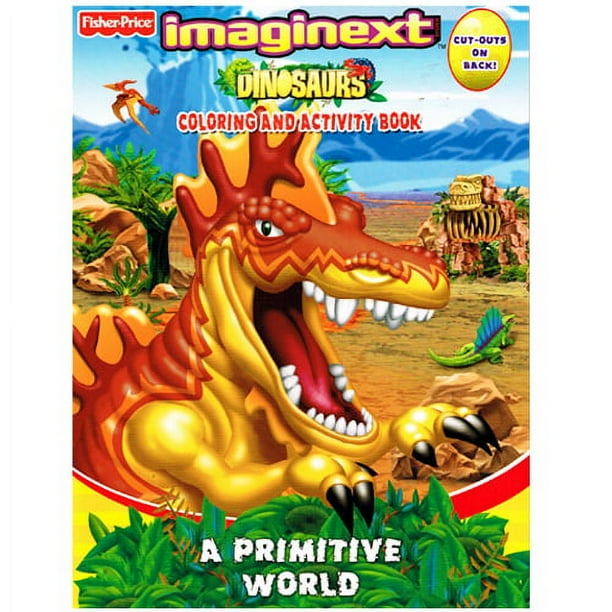 Fisher Price Imaginext Dinosaurs Coloring Book (1ct) - Walmart Business ...