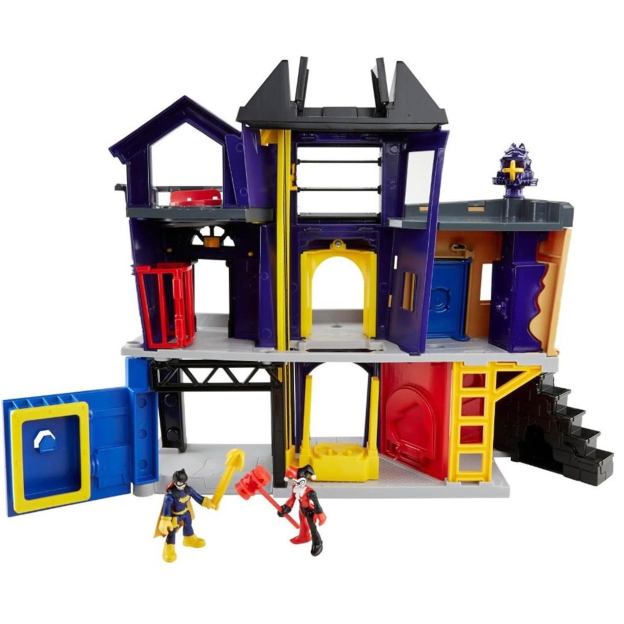 Imaginext DC Legends of Batman Batgirl City Harley Quinn Playset Fisher ...