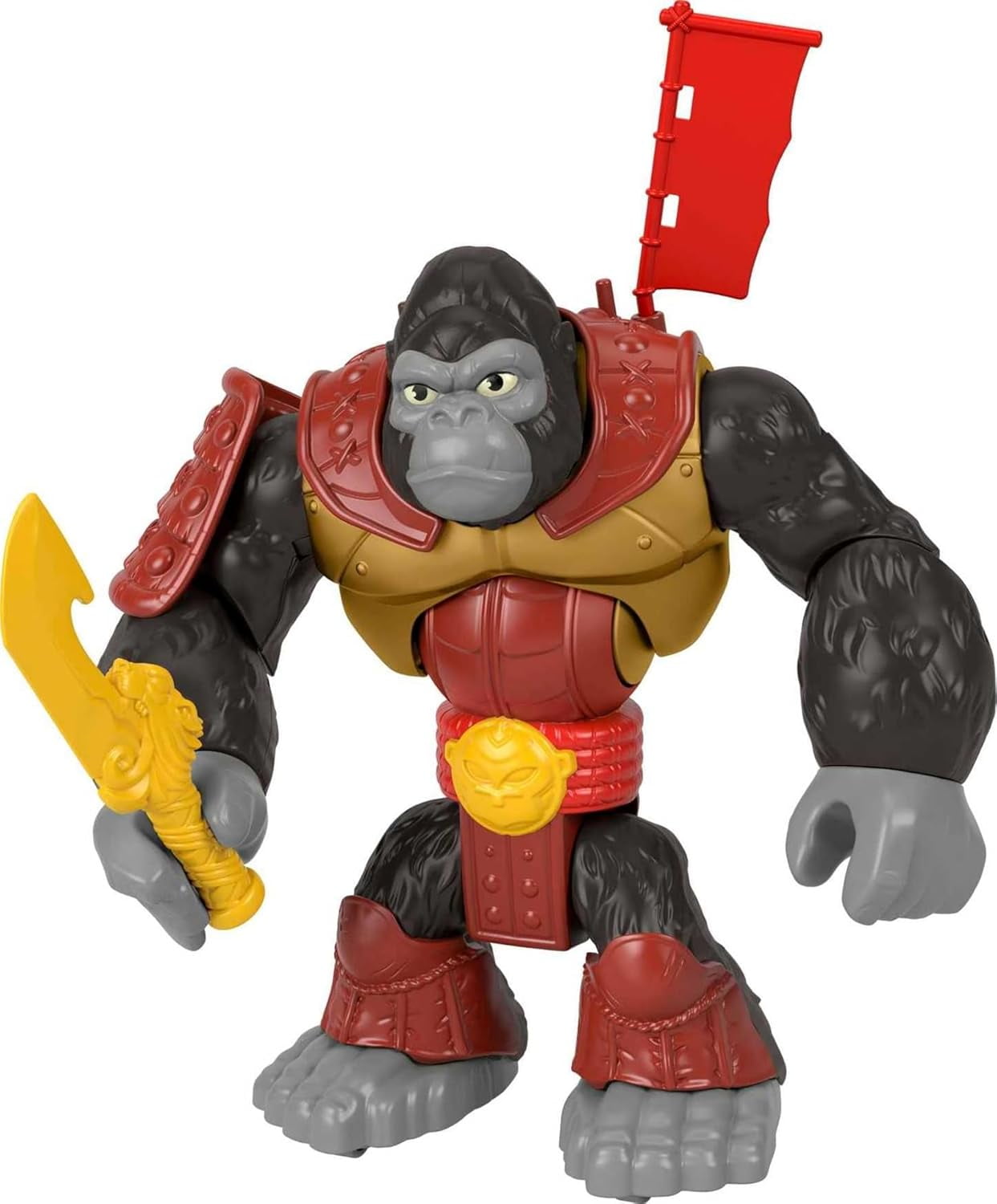 Fisher-Price Imaginext Preschool Toy Silverback Gorilla Smash 8-in ...