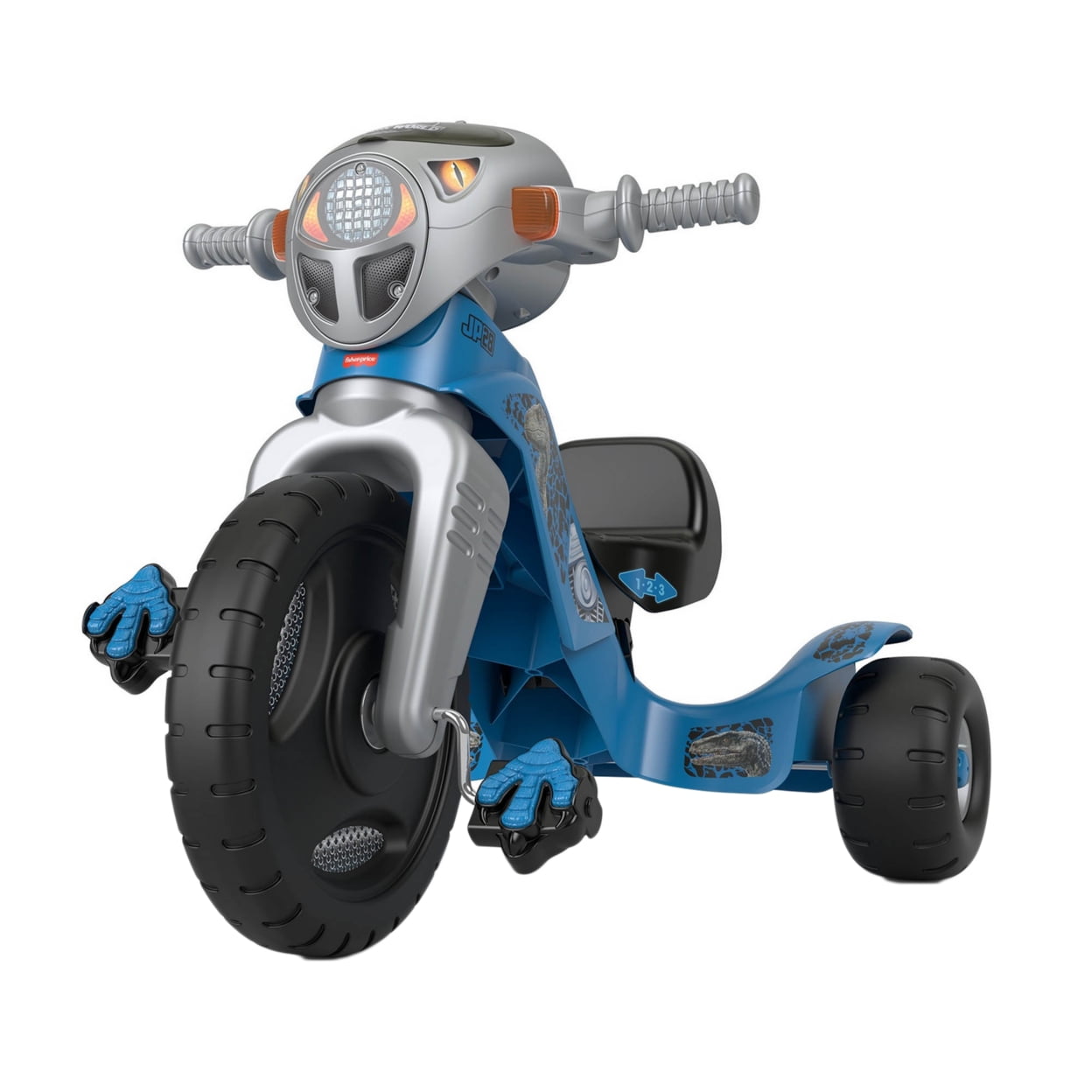 Fisher-Price Jurassic World Velociraptor Dinosaur Tricycle Toddler Toy ...