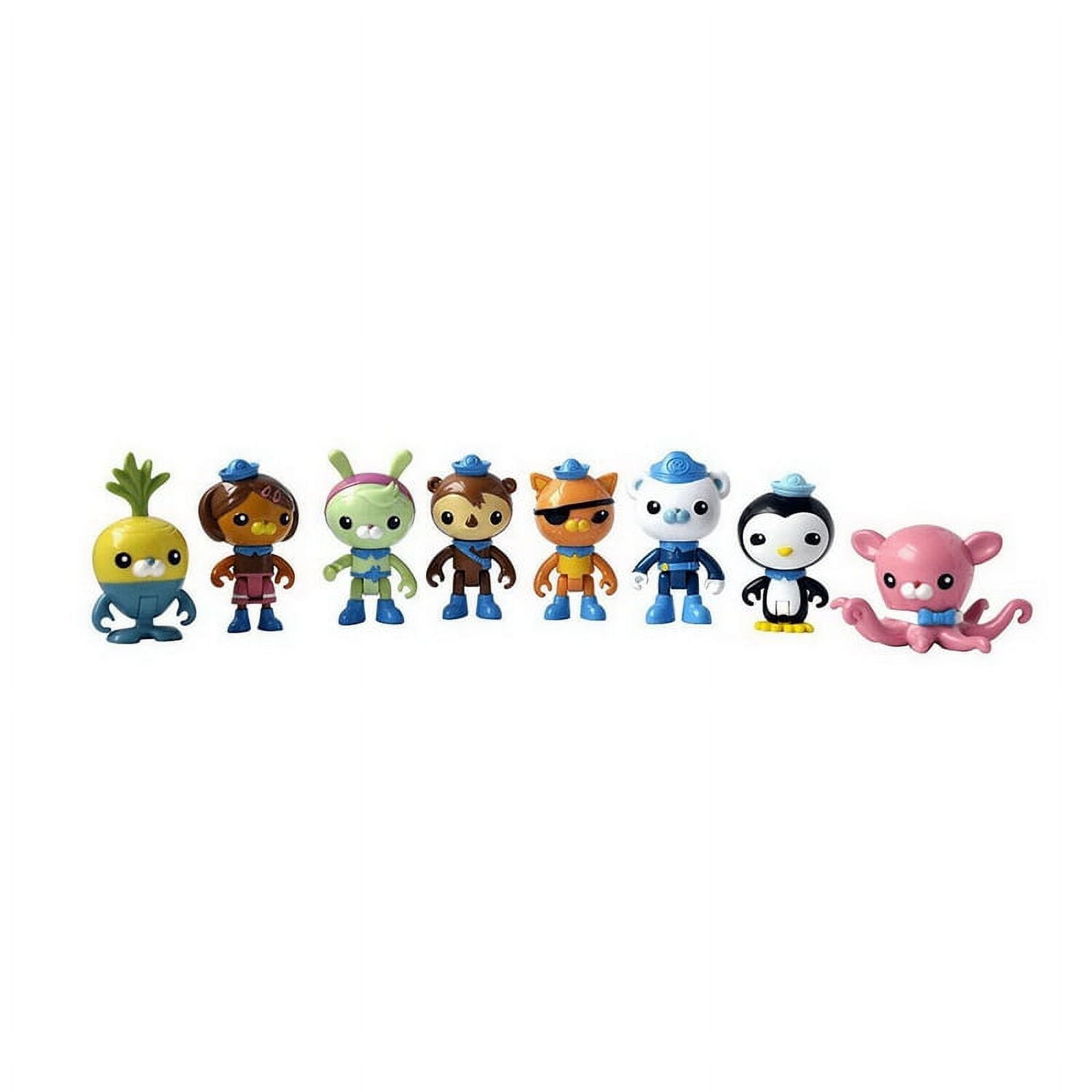 Octonauts Octo-Crew Mini Figure Set, 8 Characters With Glow-in-the-Dark ...