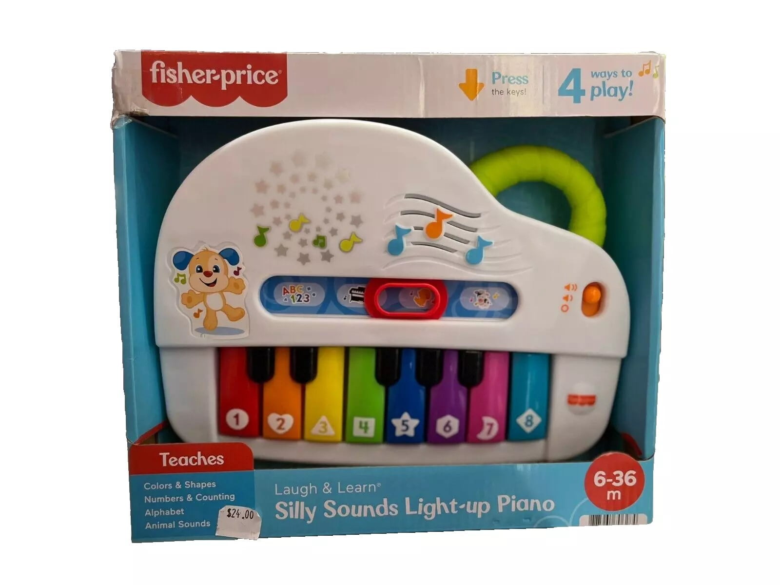 Fisher-Price Laugh & Learn Interactive Toy - Silly Sounds Light-Up ...