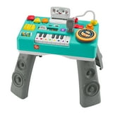Fisher-Price Busy Musical Infant DJ Activity Table, Sound Play Center ...