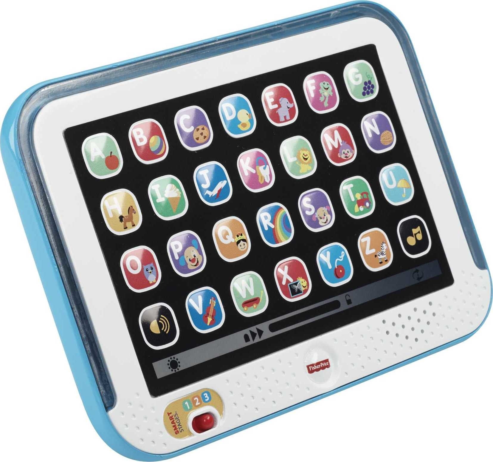 Fisher-Price Pretend Tablet Learning Toy with Lights and Music, Baby ...