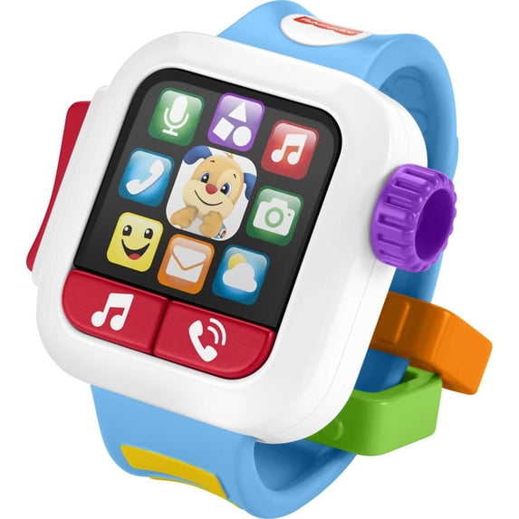 Fisher-Price Laugh & Learn Time to Learn Smartwatch Musical Learning ...