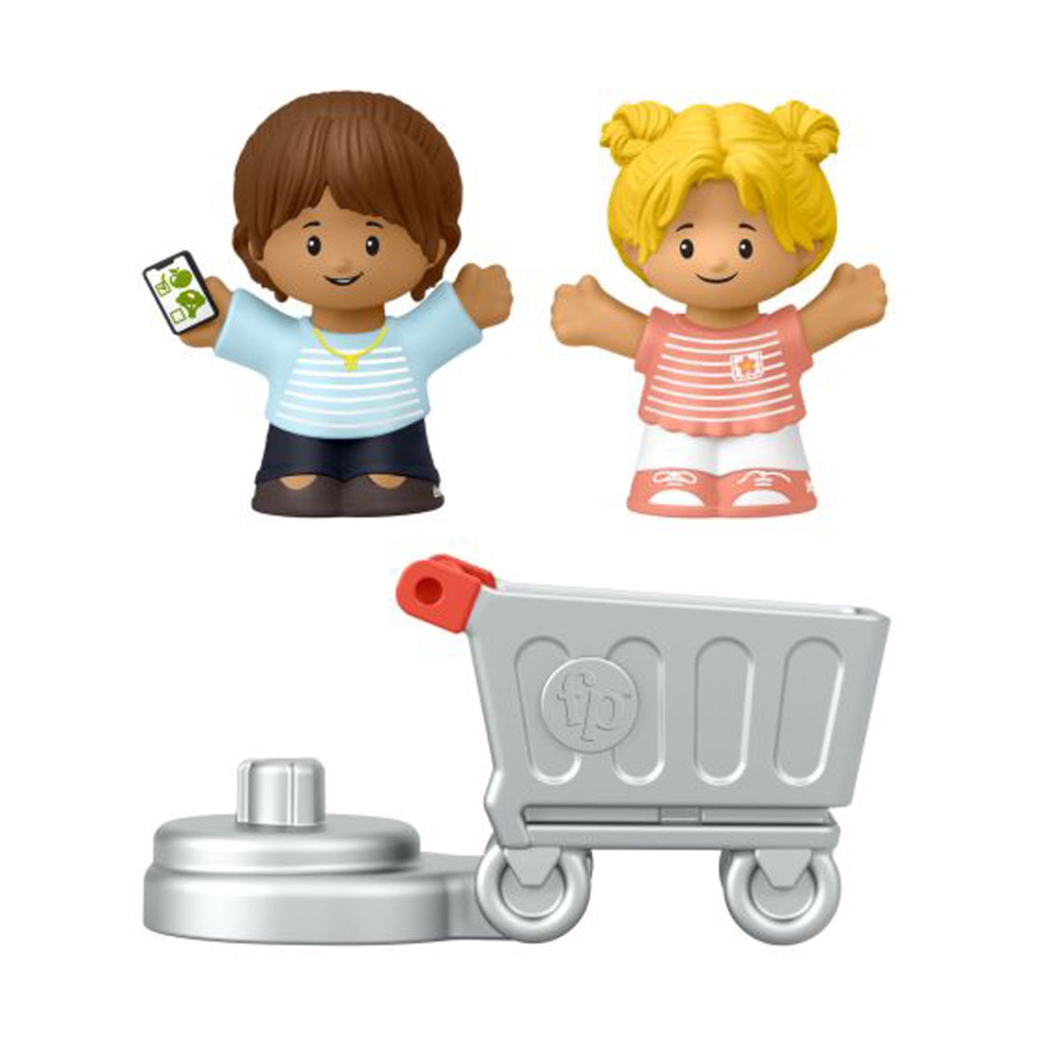 Fisher-Price Little People 2 Pack With Accessories, Grocery Shoppers ...