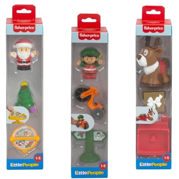 Fisher-Price Little People Holiday Figure Sets 3pk - Walmart.com