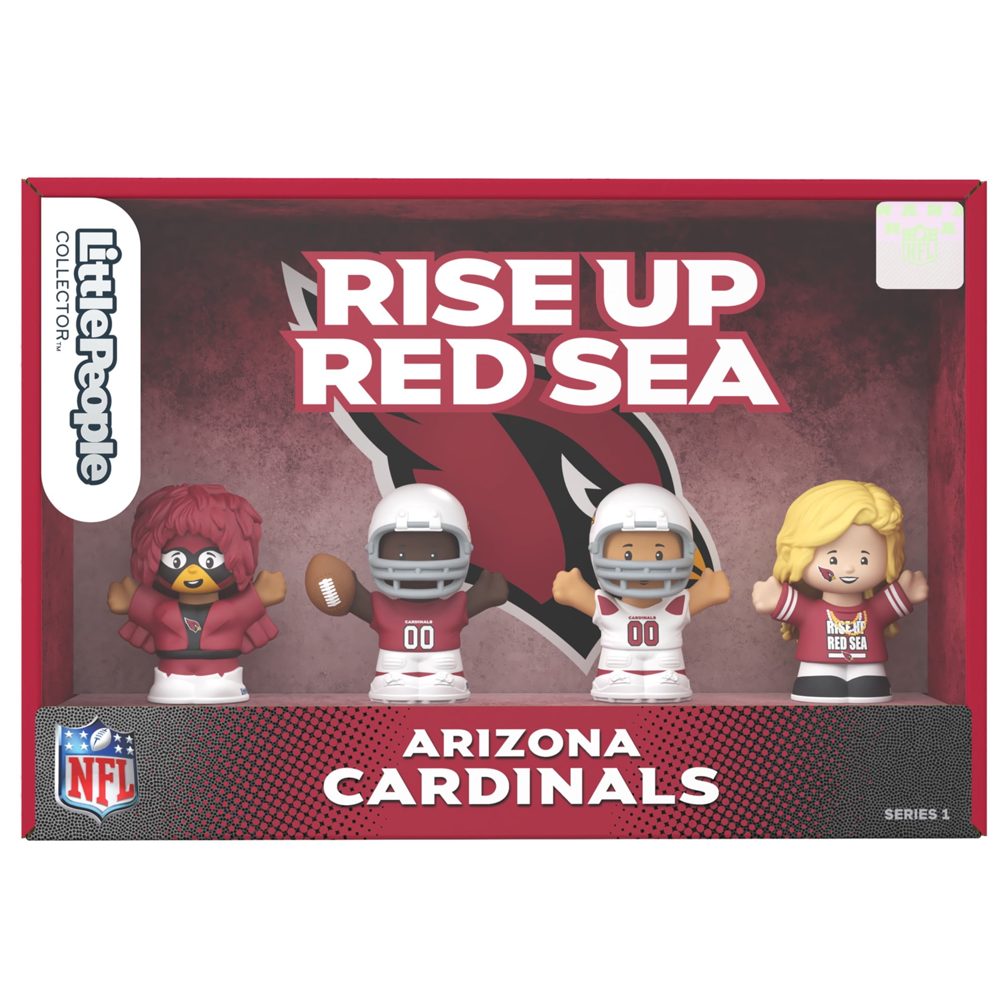 Fisher-Price Little People Arizona Cardinals Four-Piece NFL Collector ...