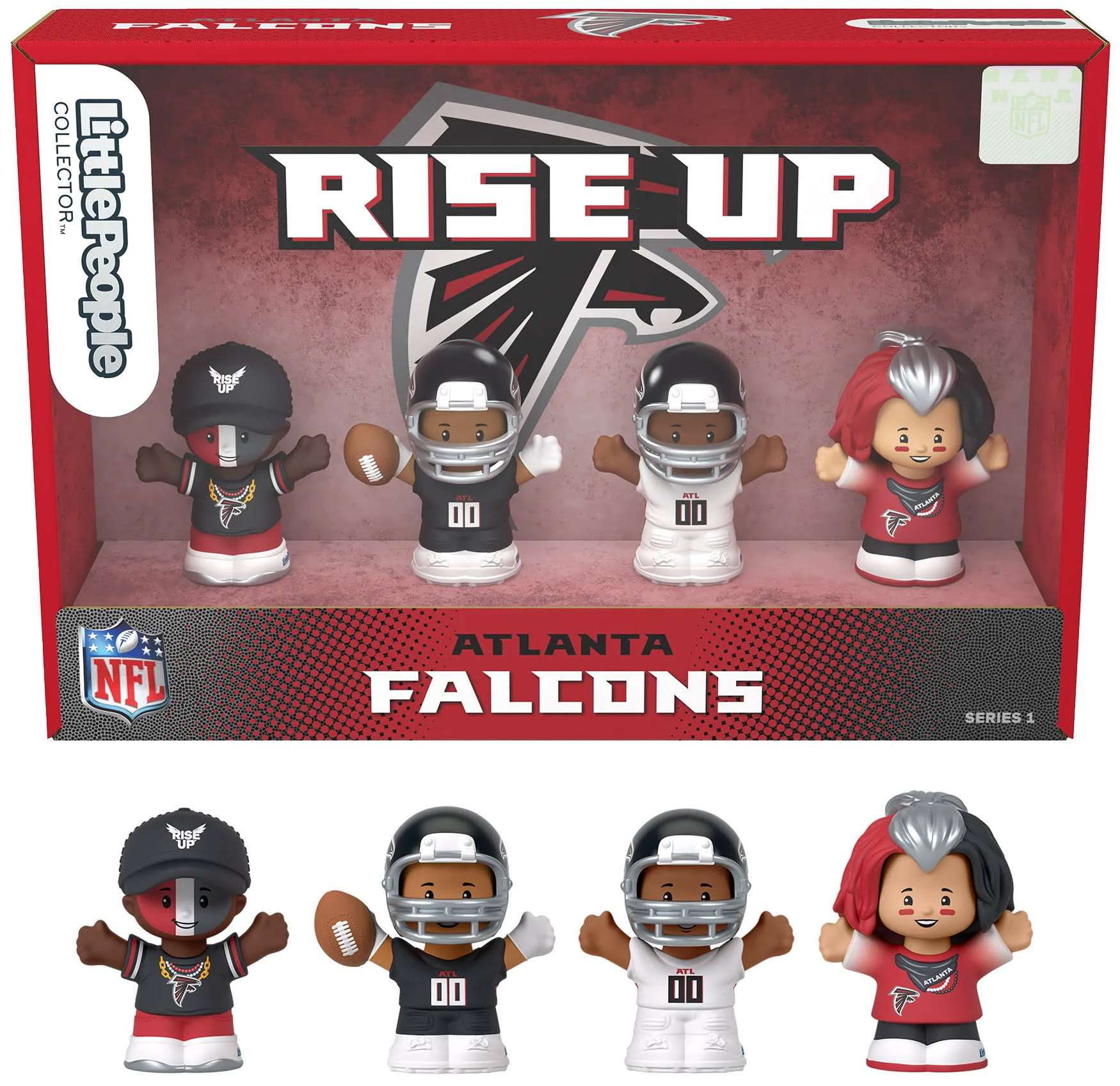 Fisher-Price Little People Atlanta Falcons Four-Piece NFL Collector Set ...