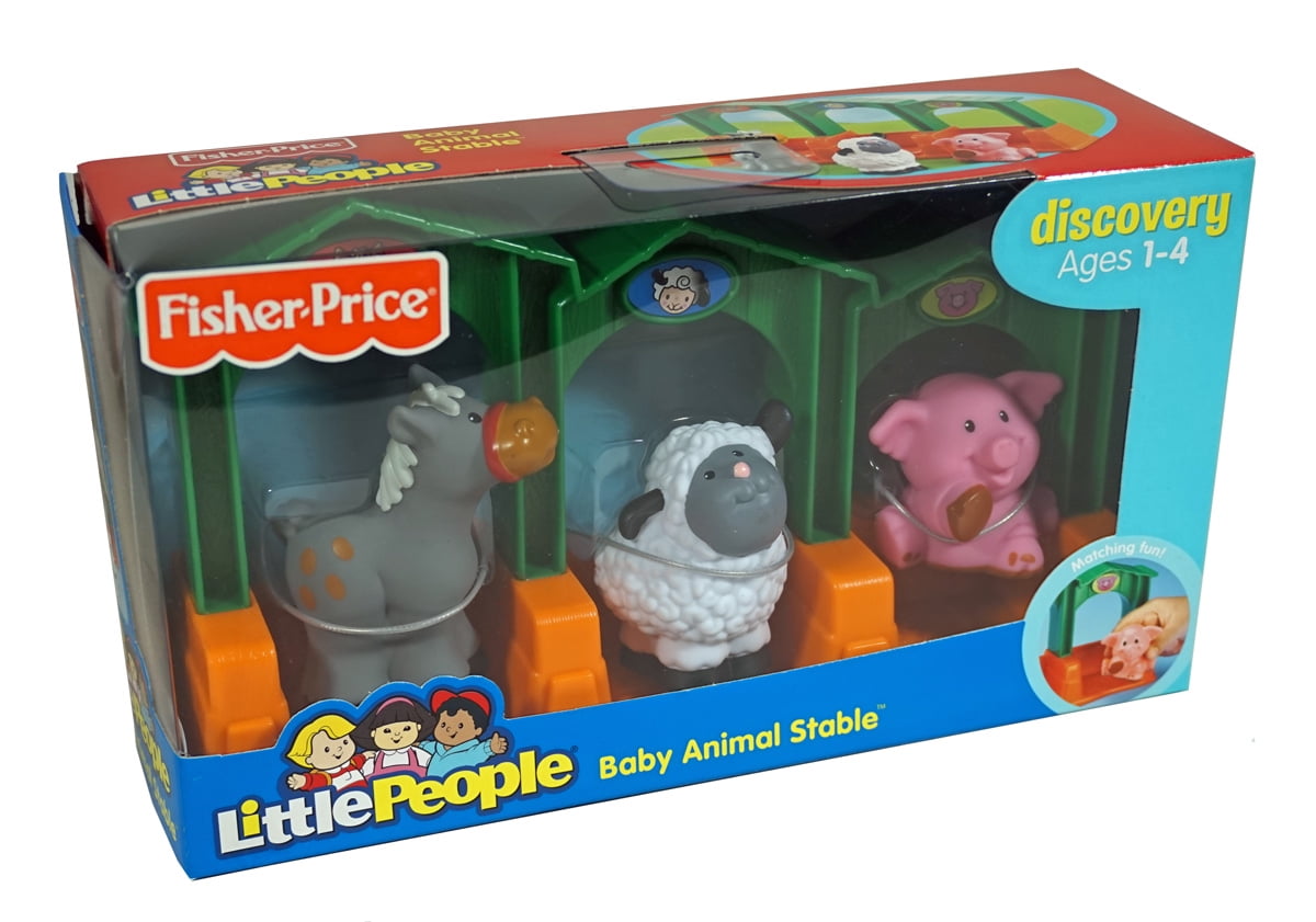 Fisher-Price Little People Baby Animal Stable - Includes Little Lamb ...