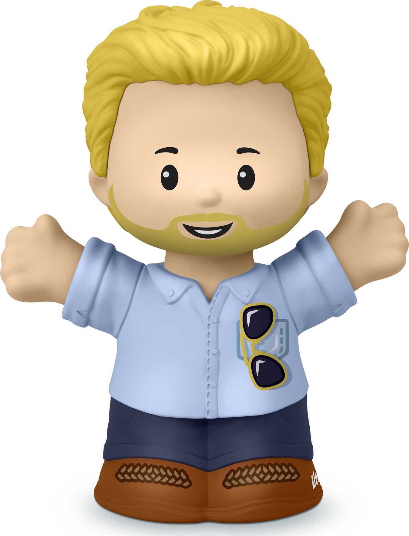 Fisher-Price Little People Casual Dad Figure for Toddlers & Preschool ...
