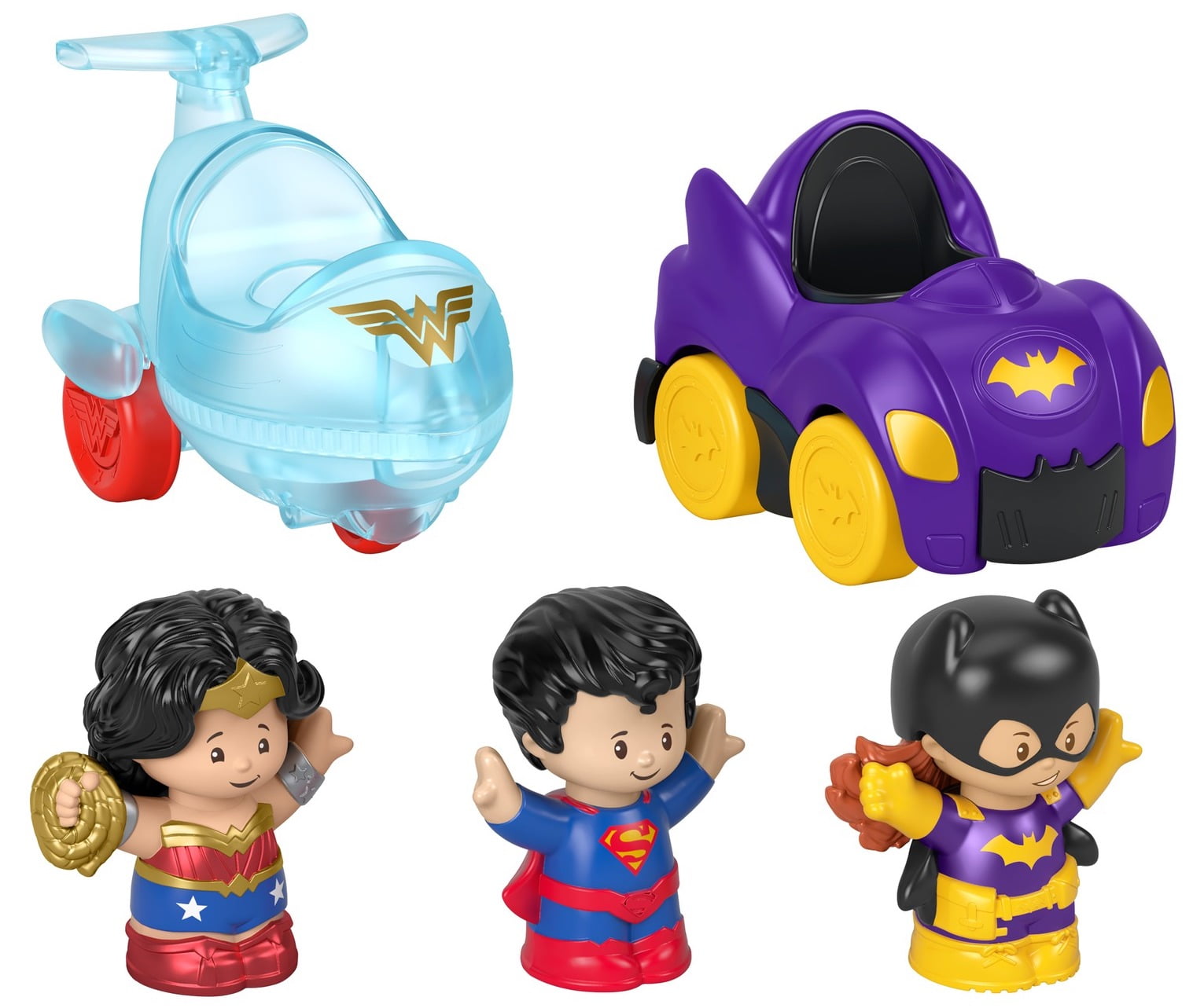 Fisher-Price Little People DC Super Friends Crime Fighting Gift Set ...