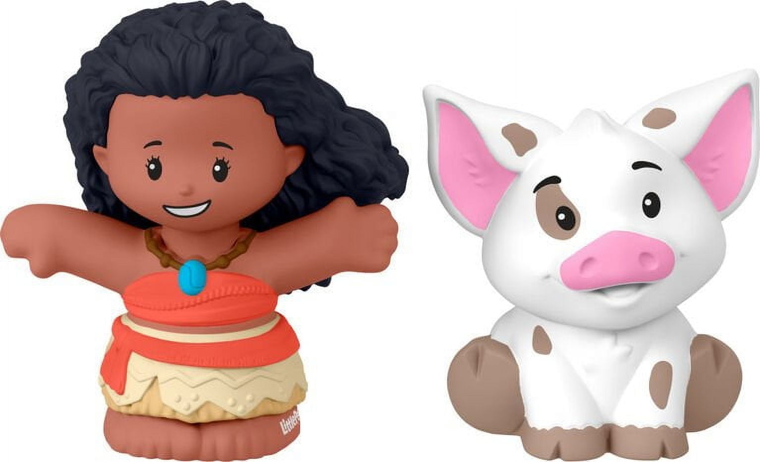 Fisher-Price Little People Disney Princess Moana & Pua Figure Set ...