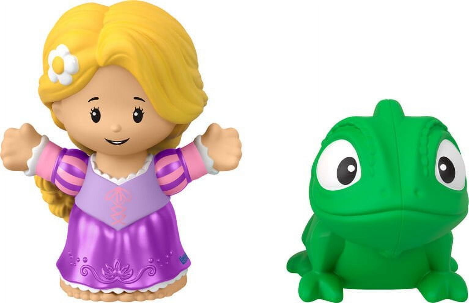 Fisher-Price Little People Disney Princess Rapunzel & Pascal Figure Set ...
