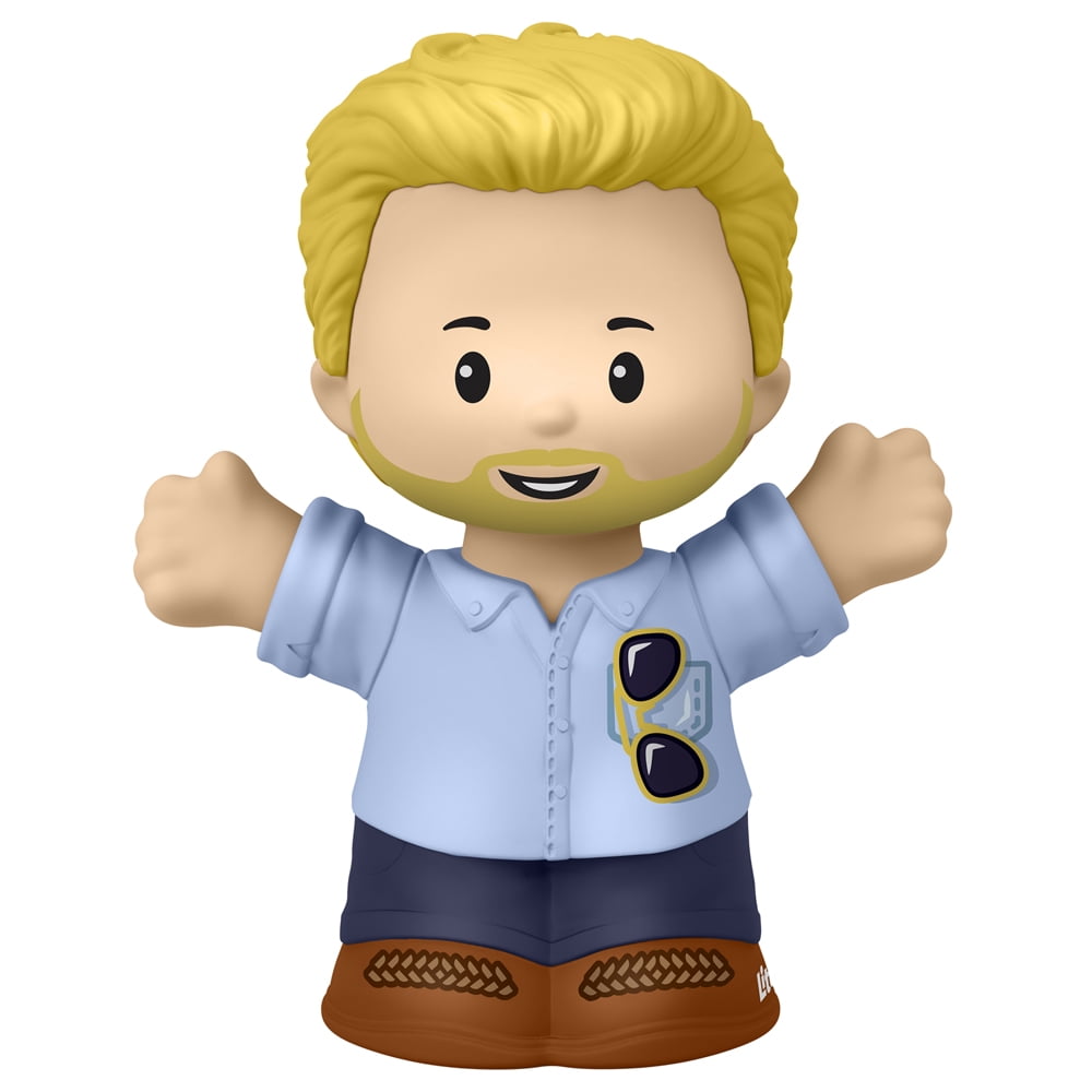 Fisher-Price Little-People Figure - HJW72 ~ Dad with Blonde Hair and ...
