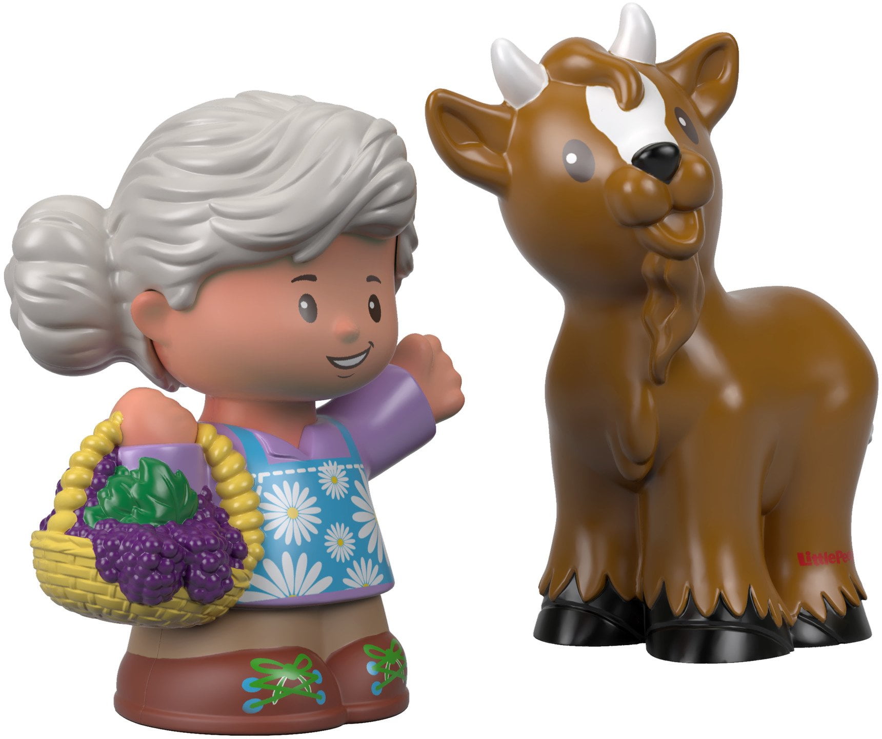 Fisher-Price Little People Grandma Helen & Goat - Walmart.com